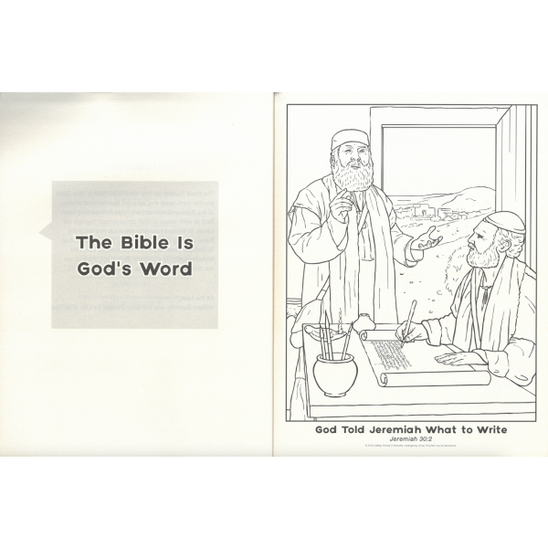 bible themed coloring book